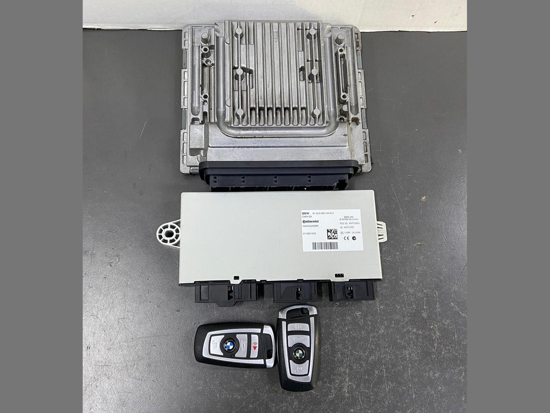 OEM BMW F01 N54 ENGINE CONTROL UNIT ECU SET DME MSD87.2 7633038 USED ...