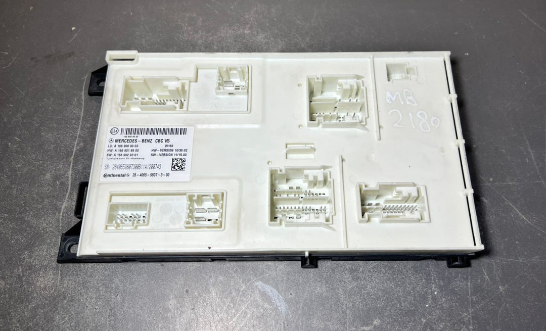 Mercedes-Benz W166 ML GL GLE Front SAM Control Module Unit A166 900903 ...