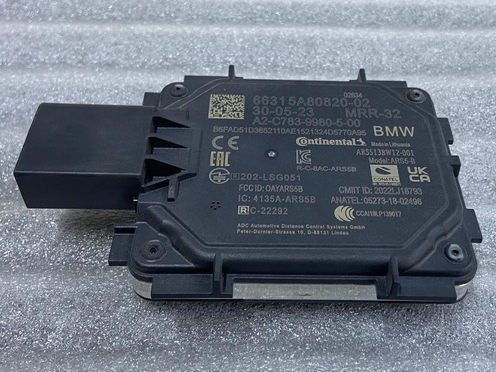 OEM BMW FRONT RADAR SENSOR 5A80820 X1 XDRIVE iX1 U11 G60 G70 CONTINENT ...