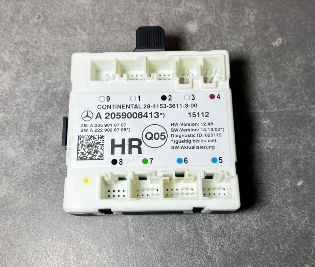 Mercedes-Benz W205 C-Class Rear Right Side Door Control Module A205 90 ...
