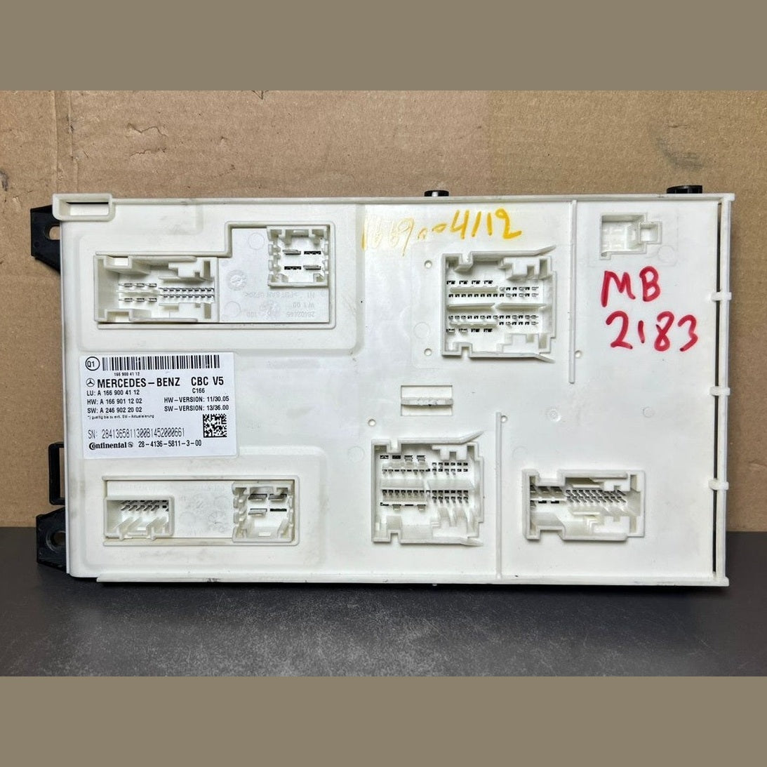 Mercedes-Benz W166 ML GL GLE Front SAM Body Control Module Unit A166 9 ...