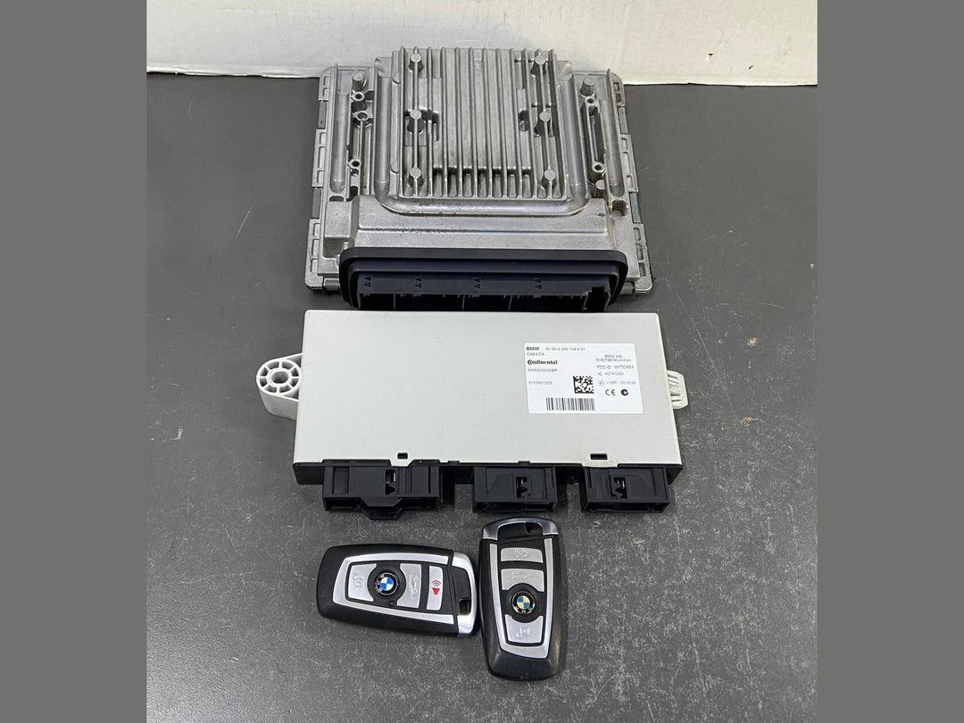 OEM BMW F01 N54 ENGINE CONTROL UNIT ECU SET DME MSD87.2 7633038 USED ...