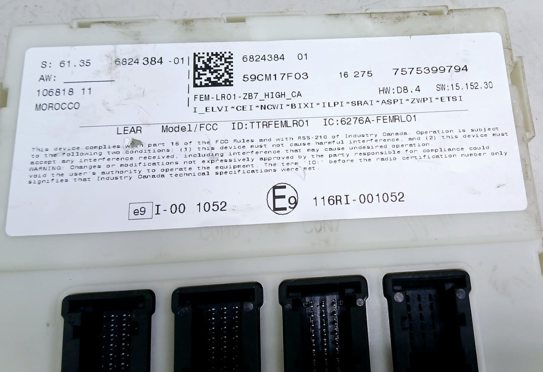 BMW F30 Body Control Module Unit ECU 6824384 – AL IBDAA AL MUTAMAYEZ ...