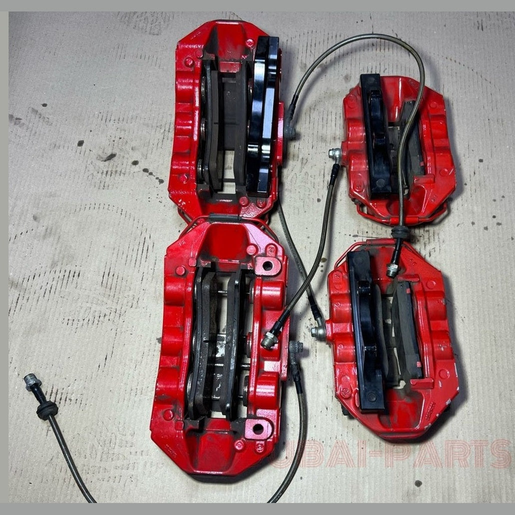 Mercedes-Benz E63 W212 E-Class Front \ Rear Brembo Red Brake Caliper S ...